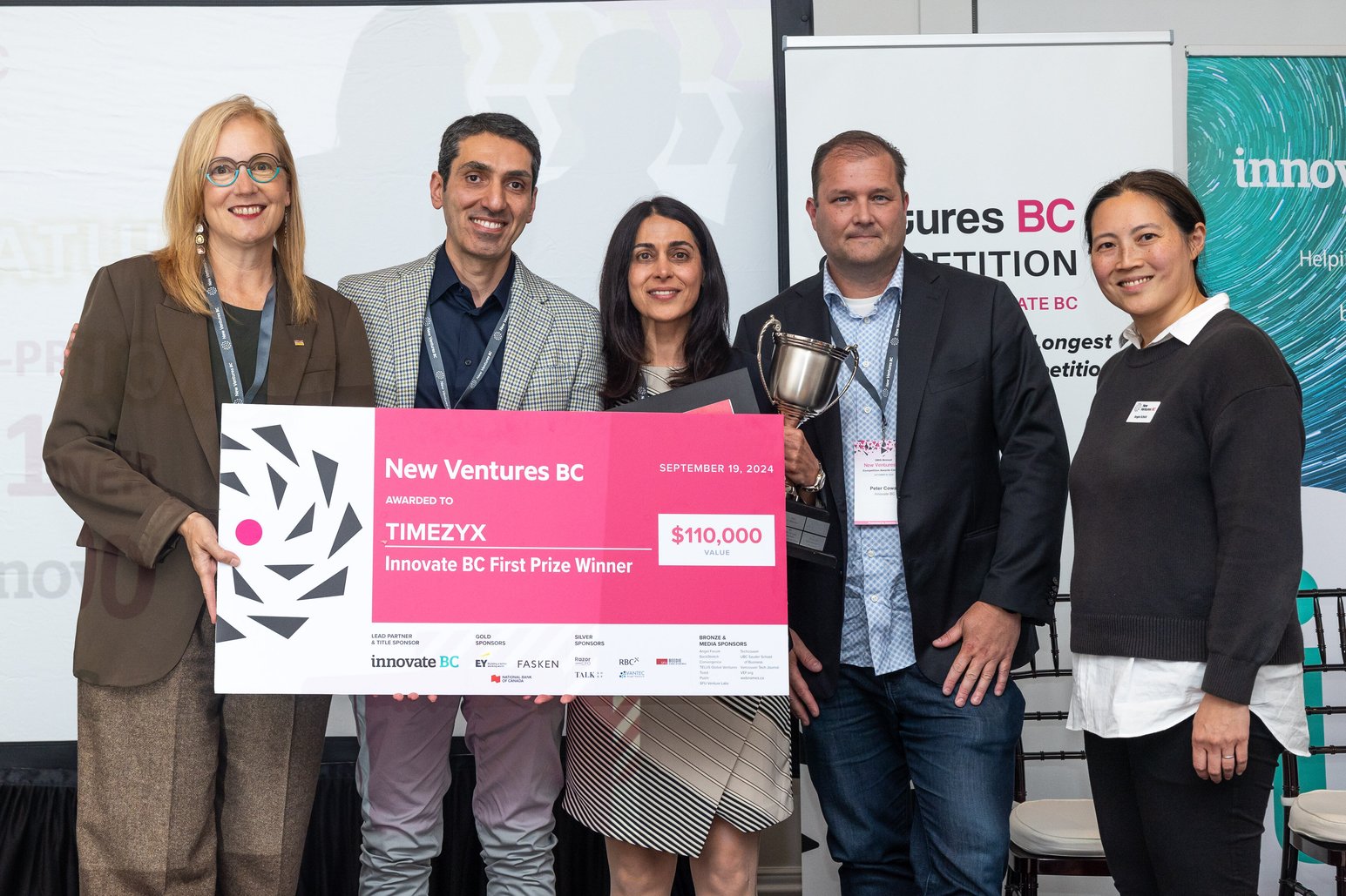 TIMEZYX Wins Top Prize in the 2024 New Ventures BC Competition