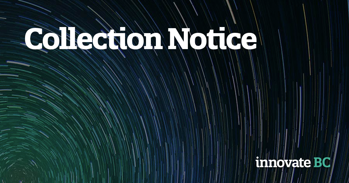Innovate BC | Collection Notice